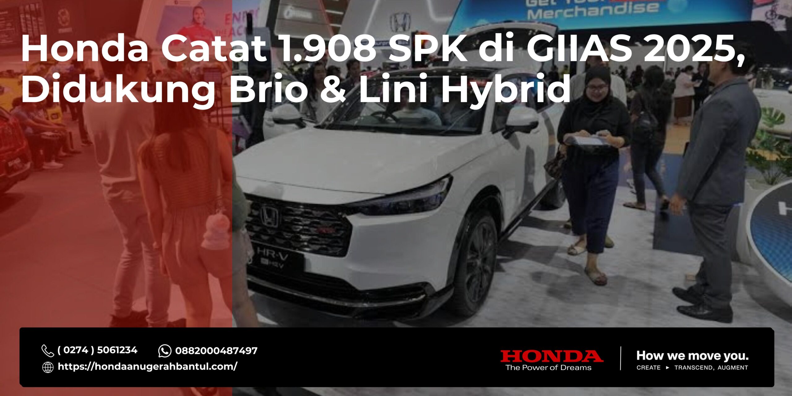 Honda Catat 1.908 SPK di GIIAS 2025, Didukung Brio & Lini Hybrid ...
